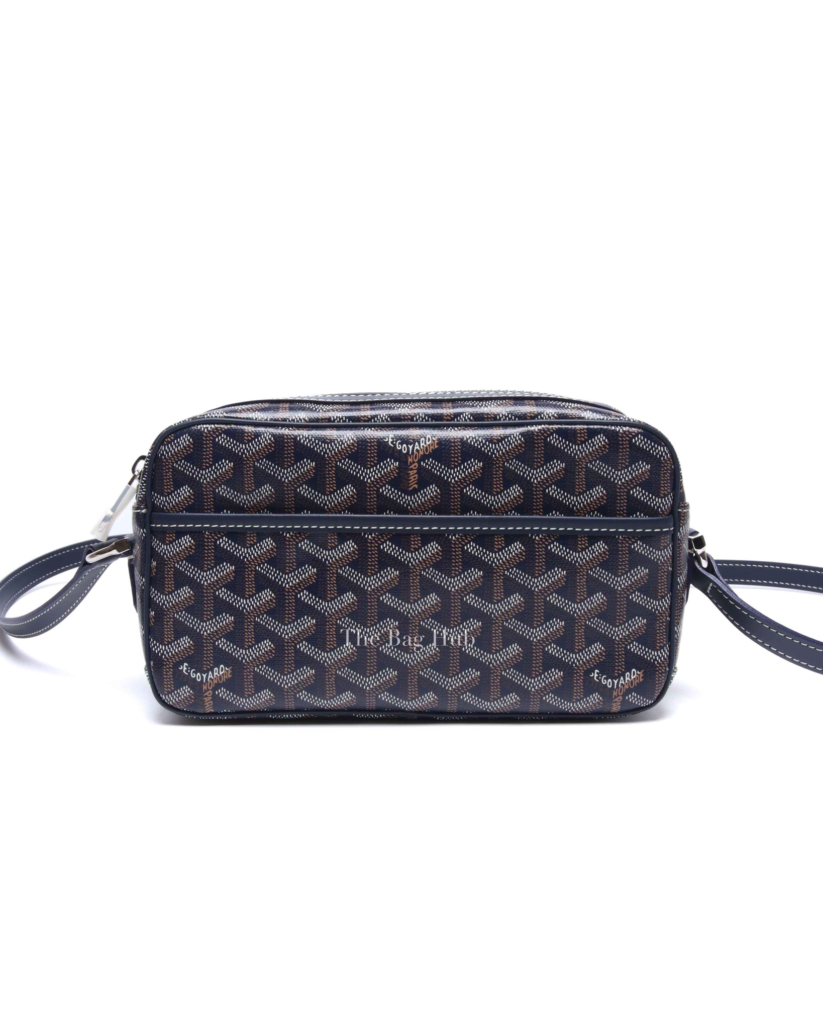Goyard Bleu Marine Canvas Cap Vert PM Bag