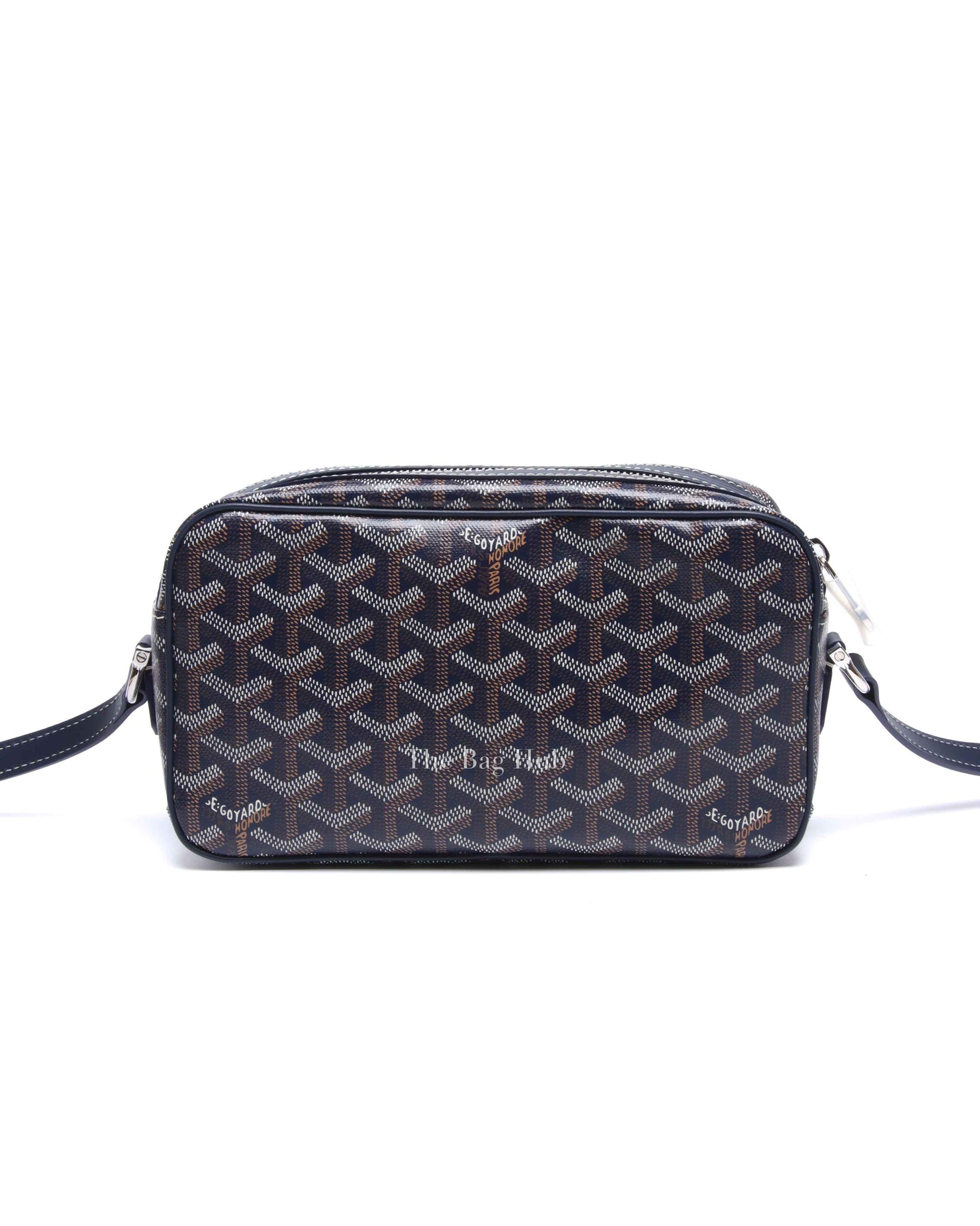 Goyard Bleu Marine Canvas Cap Vert PM Bag